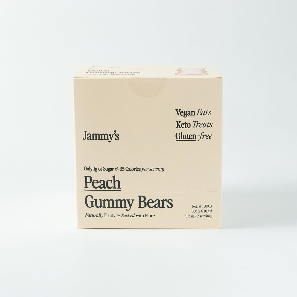 Peach Gummy Bears – Jammy's